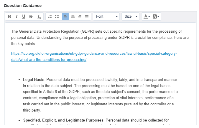 Best practice when formatting Privacy & Incident assessment guidance ...