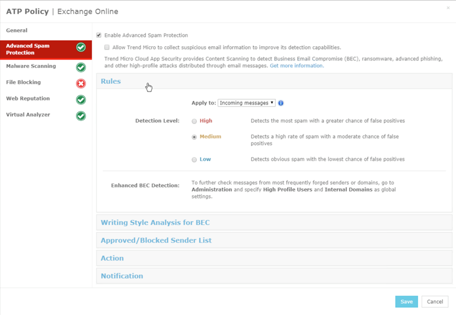 How to allowlist (whitelist) in Trend Micro – MetaCompliance